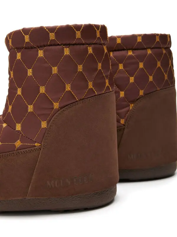Moon Boot Icon Low Quilted Boots - Brown