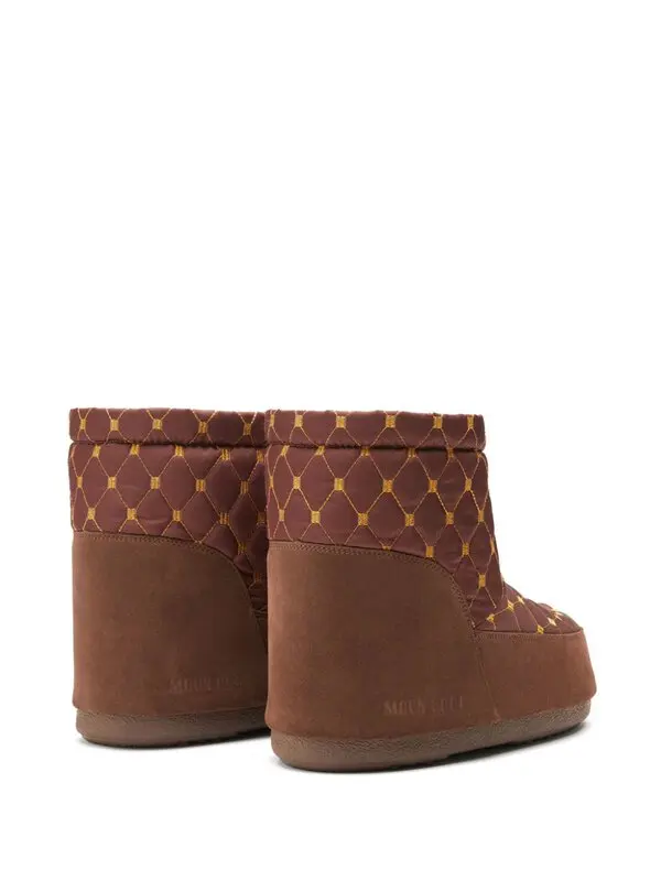 Moon Boot Icon Low Quilted Boots - Brown
