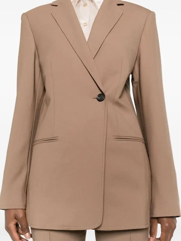 Helmut Lang Notched-lapels Tailored Blazer - Neutrals