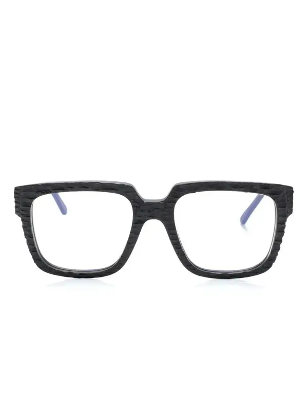 KUBORAUM Square-frame Glasses - Black