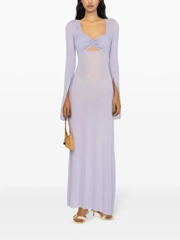 MANURI Nina Maxi Dress - Purple