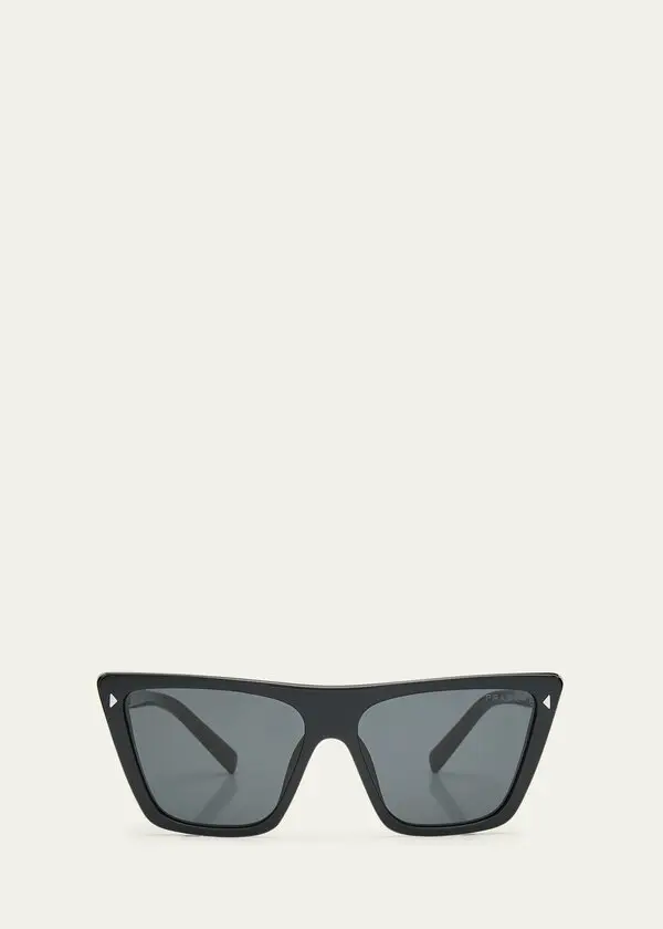 Prada Polarized Logo Butterfly Sunglasses