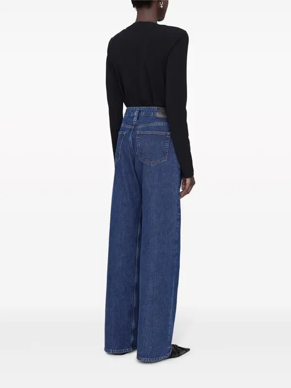 ANINE BING Amaya Cut-out Top