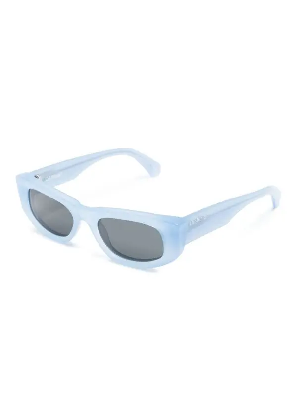Off-White Matera Rectangle-frame Sunglasses - Blue
