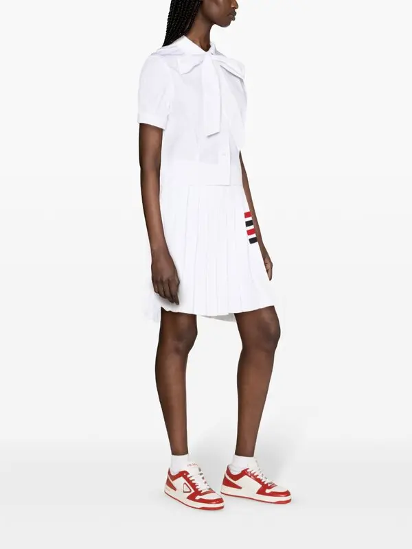 Thom Browne Bow-embellished Poplin Shirt