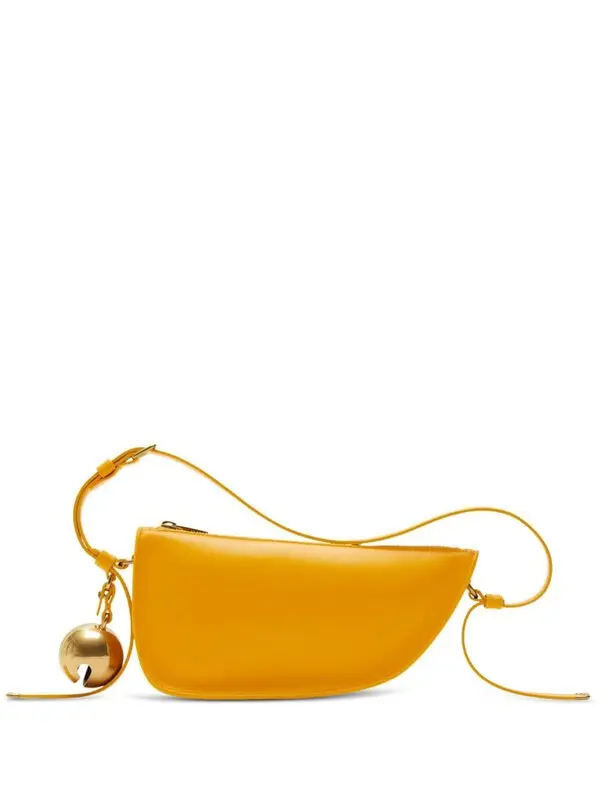 Burberry Mini Leather Shield Bag - Yellow