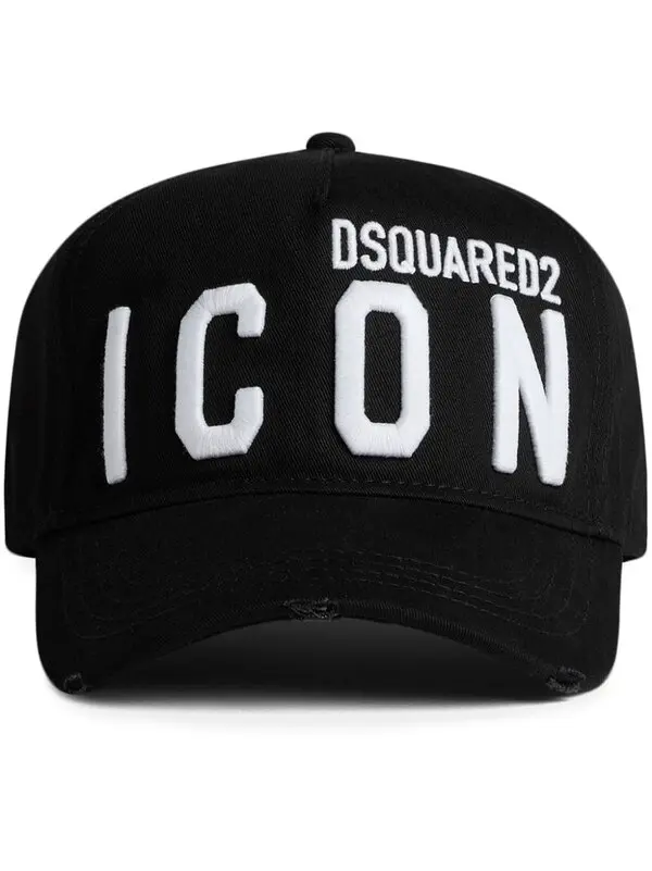 Dsquared2 Logo-embroidered Baseball Cap - Black