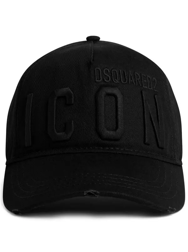 Dsquared2 Logo-embroidered Baseball Cap - Black