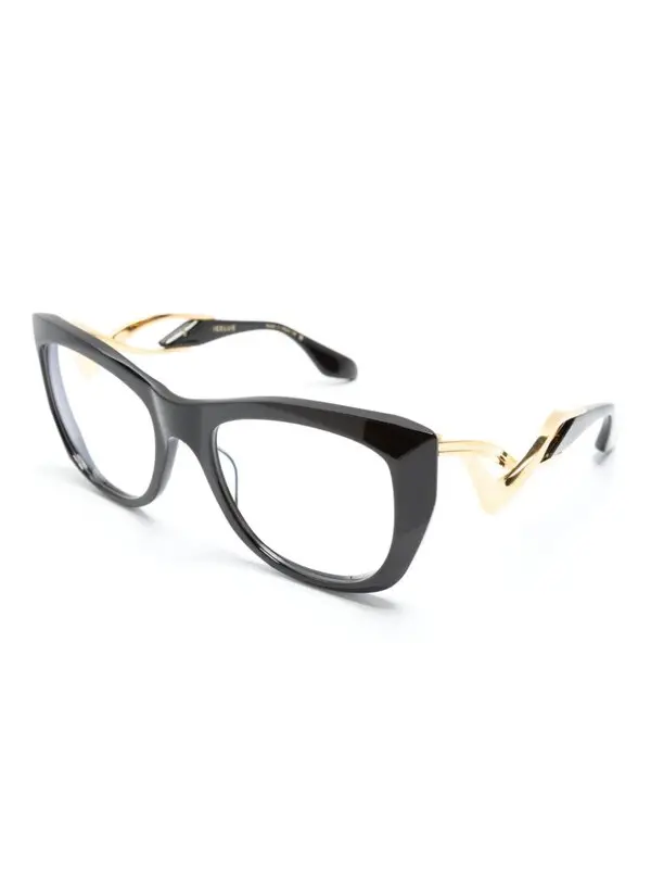Dita Icelus Cat-eye Frame Glasses - Black