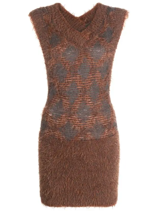 KNWLS Pogona Knitted Mini Dress