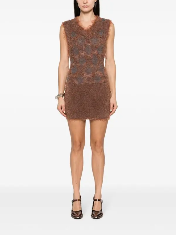 KNWLS Pogona Knitted Mini Dress