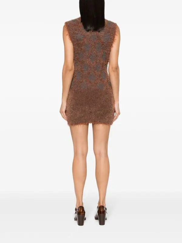 KNWLS Pogona Knitted Mini Dress