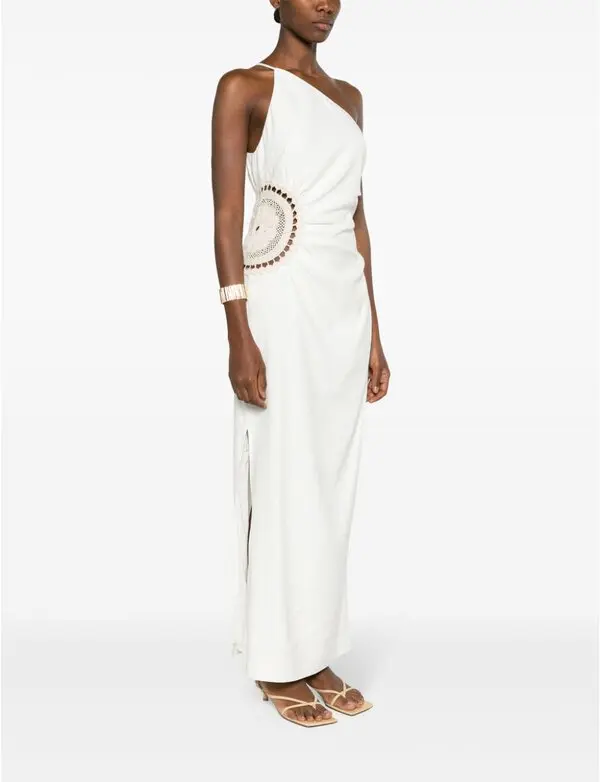 Sir. Atacama Asymmetric Dress In White - 45% Off | Editorialist