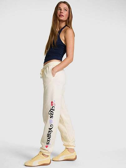 Pink Campus Fleece™ Sweatpants - Beige