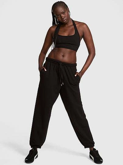 Pink Campus Fleece™ Sweatpants - Black