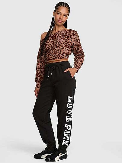 Pink Campus Fleece™ Sweatpants - Black