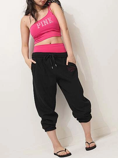 Pink Campus Fleece™ Sweatpants - Black