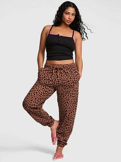Pink Campus Fleece™ Sweatpants - Print