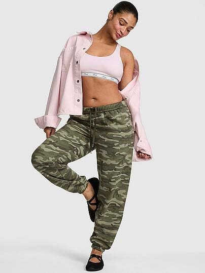Pink Campus Fleece™ Sweatpants - Print