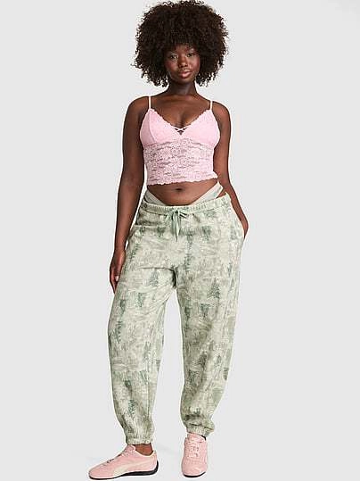 Pink Campus Fleece™ Sweatpants - Print