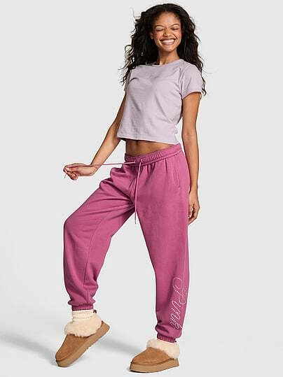 Pink Campus Fleece™ Sweatpants - Red