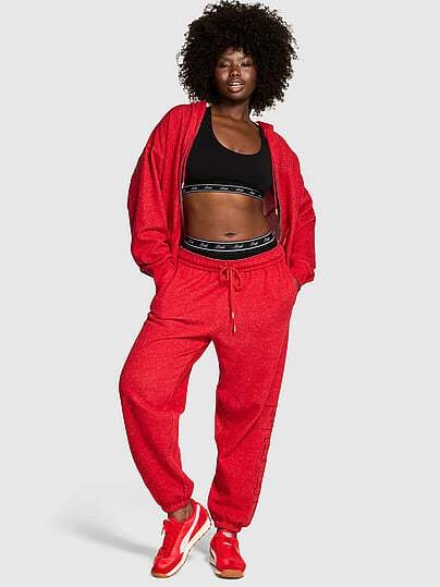 Pink Campus Fleece™ Sweatpants - Red