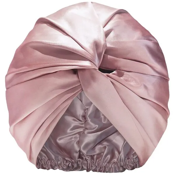 Slip Pure Silk Turban - Pink