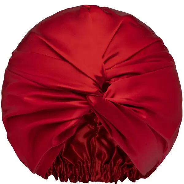 Slip Pure Silk Turban - Scarlet