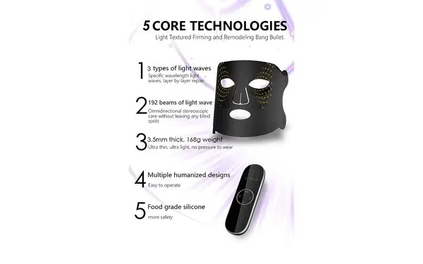 LUMINA NRG Time Keeper Led Therapy Face Mask
