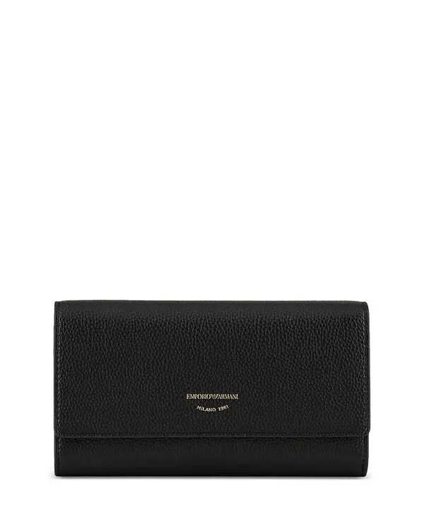 Emporio Armani Deer Print My Wallet - Black