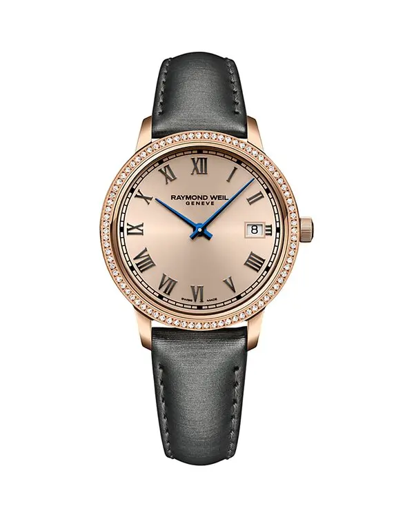 RAYMOND WEIL Toccata 34mm Watch - Rose Gold/gray