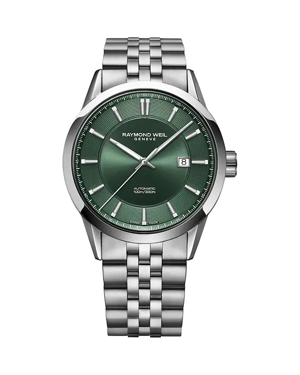 RAYMOND WEIL Freelancer Watch 42mm - Green/silver