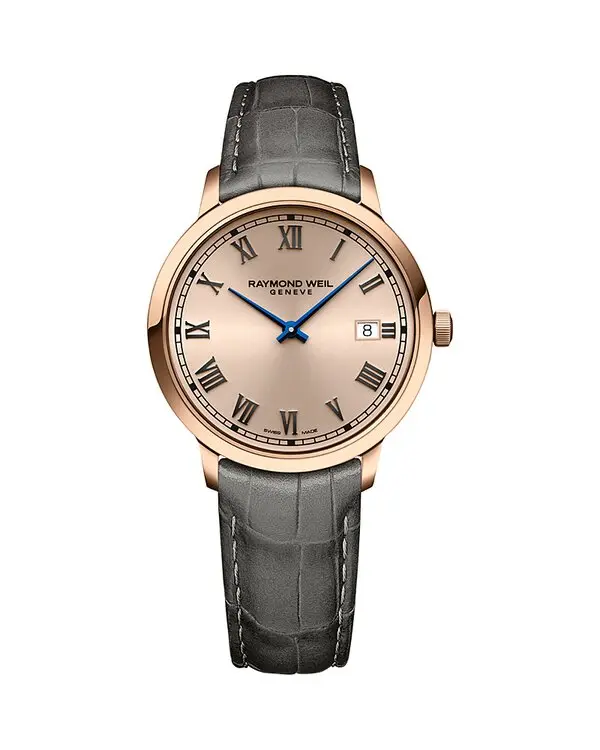 RAYMOND WEIL Toccata 39mm Watch - Rose Gold/black
