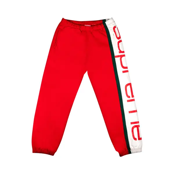 Supreme Big Logo Sweatpants - Red
