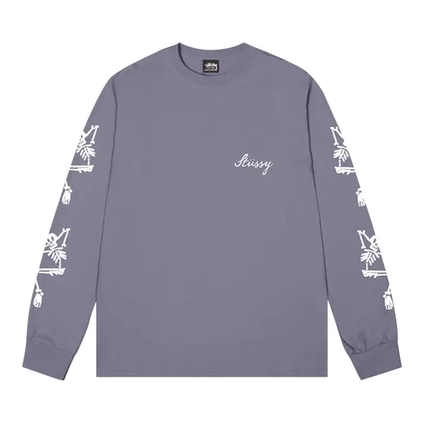 StÜssy Paradise Lost Long-sleeve Tee 'mauve