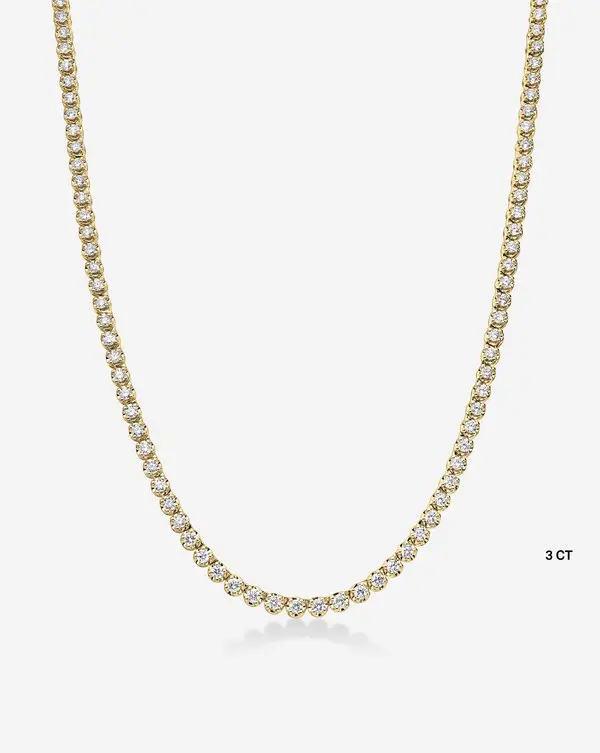 Ring Concierge Luxe Diamond Tennis Necklace - One-color