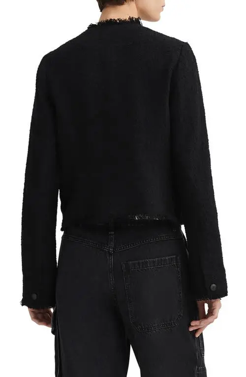 Rag & Bone Carmen Fringe Tweed Jacket