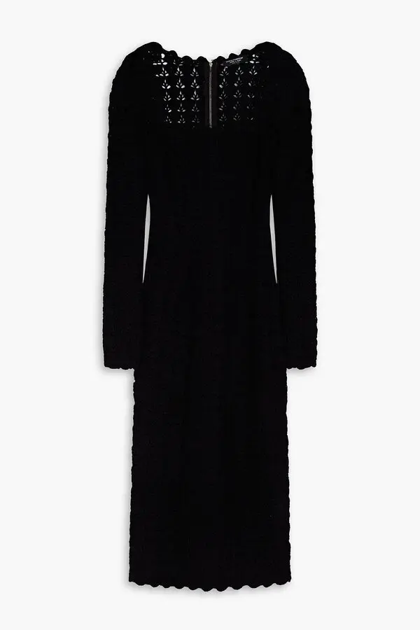 knee length dresses for ladies Cupcakes and Cashmere Women's Leola Knitted Midi Dress – Saint Bernard