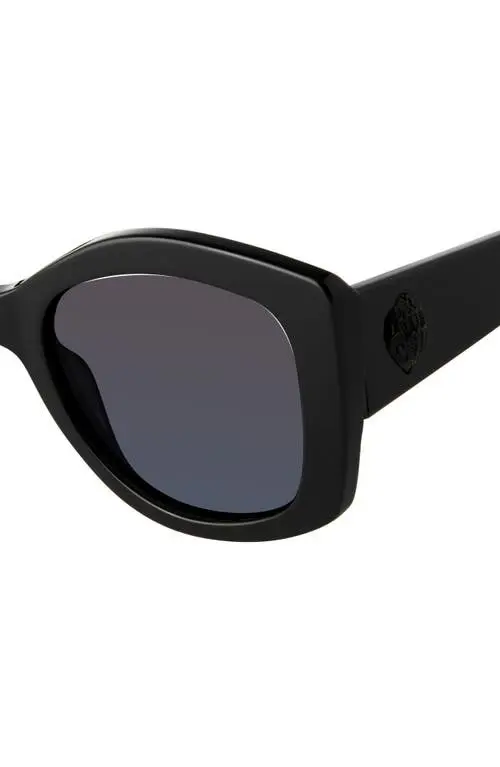 Kurt Geiger Black Cat-Eye Sunglasses with Gray Gradient Lenses KENSINGTON SM CAT-EYE Black Acetate Sunglasses by Kurt  main image 3
