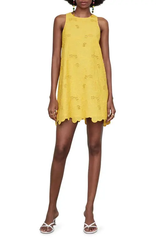 knee length dresses for ladies Chic Mock Neck Dramatic Flared Sleeve Mini Dress Mango from Fore