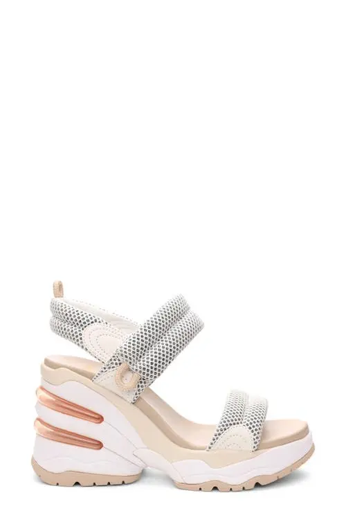 Ash Cosmos Wedge Sandal Eggnog Editorialist - Main Image