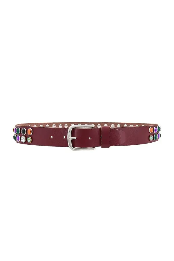 Bode Gem Stud Belt - Red | Editorialist display picture 3