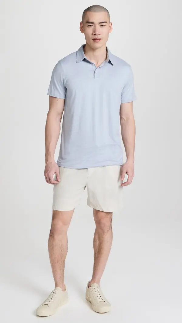 Onia Air Linen Pull-on Shorts - Stone