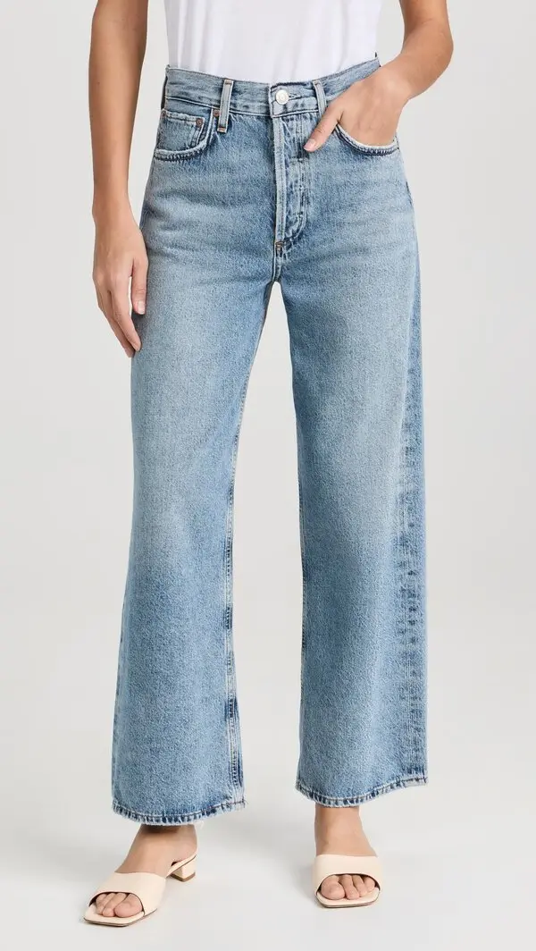 AGOLDE High-rise Wide-leg Jeans - Disclosure