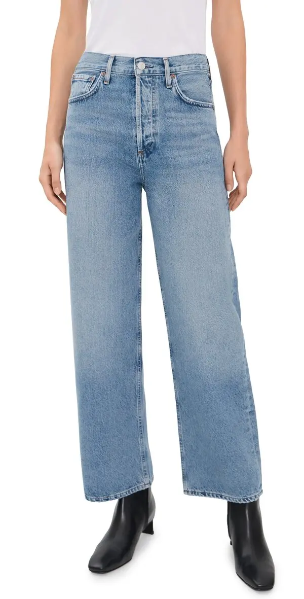 AGOLDE High-rise Wide-leg Jeans - Disclosure