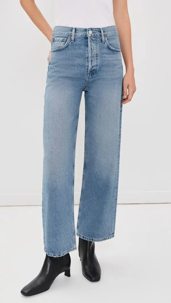 AGOLDE High-rise Wide-leg Jeans - Disclosure