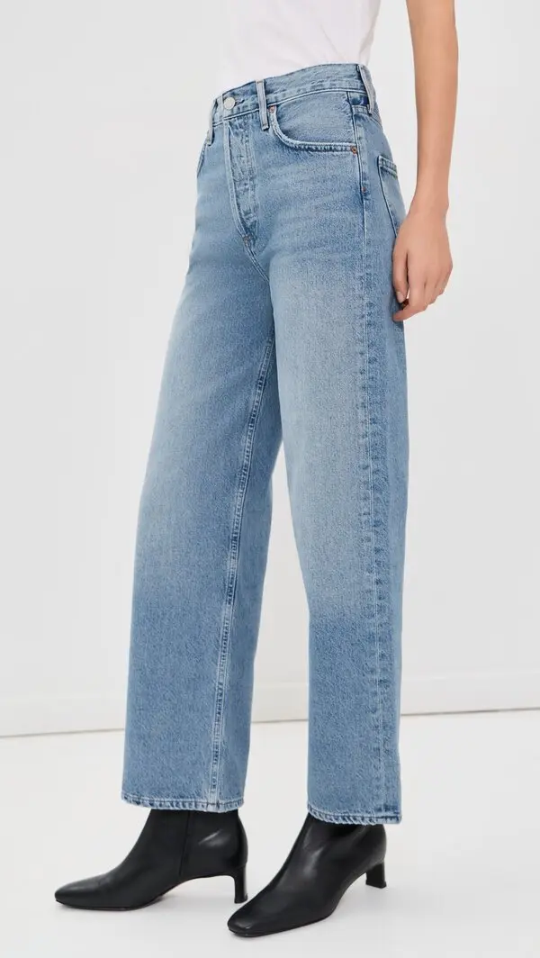 AGOLDE High-rise Wide-leg Jeans - Disclosure