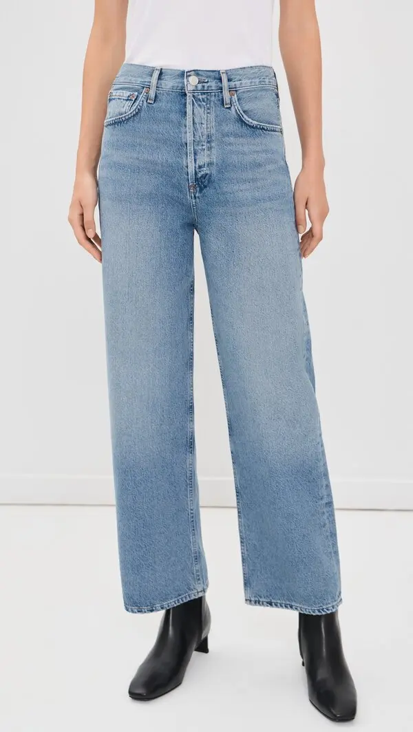 AGOLDE High-rise Wide-leg Jeans - Disclosure