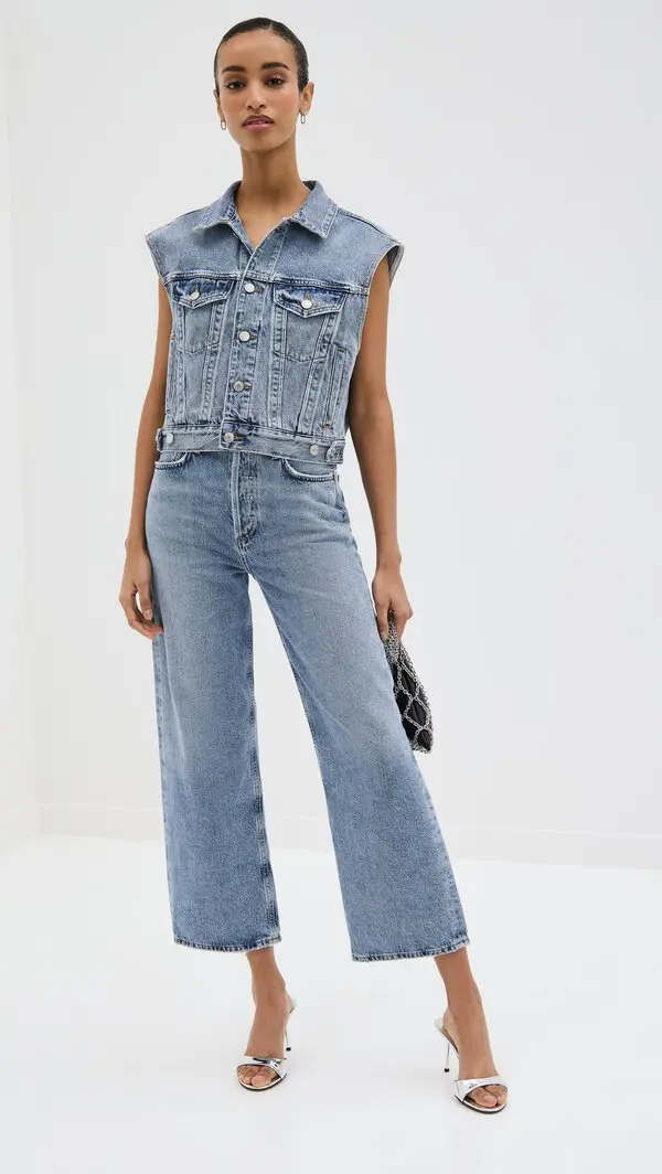 AGOLDE High-rise Wide-leg Jeans - Disclosure