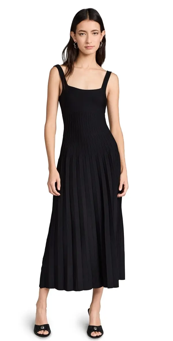 Staud Ellison Dress - Black